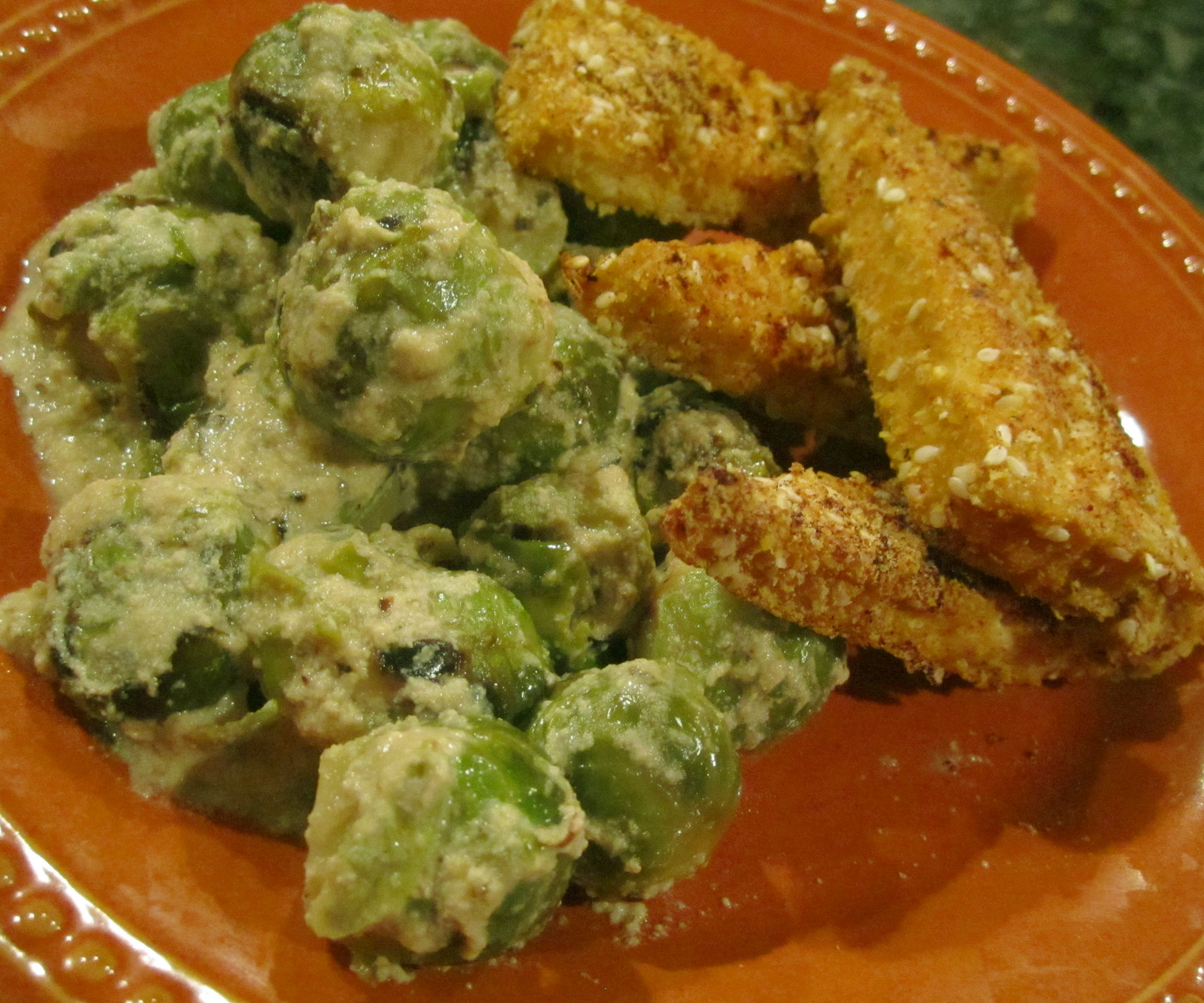 Sesame Wasabi Brussels Sprouts – Kelli's Vegan Kitchen